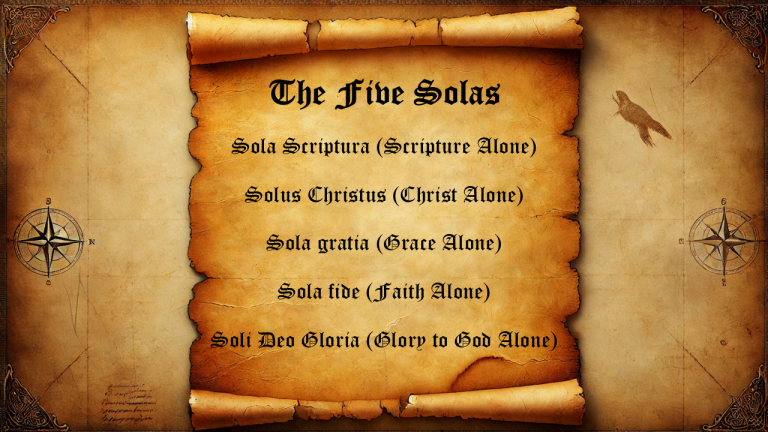 The Five Solas of the Reformation - Pilgrim Covenant Church